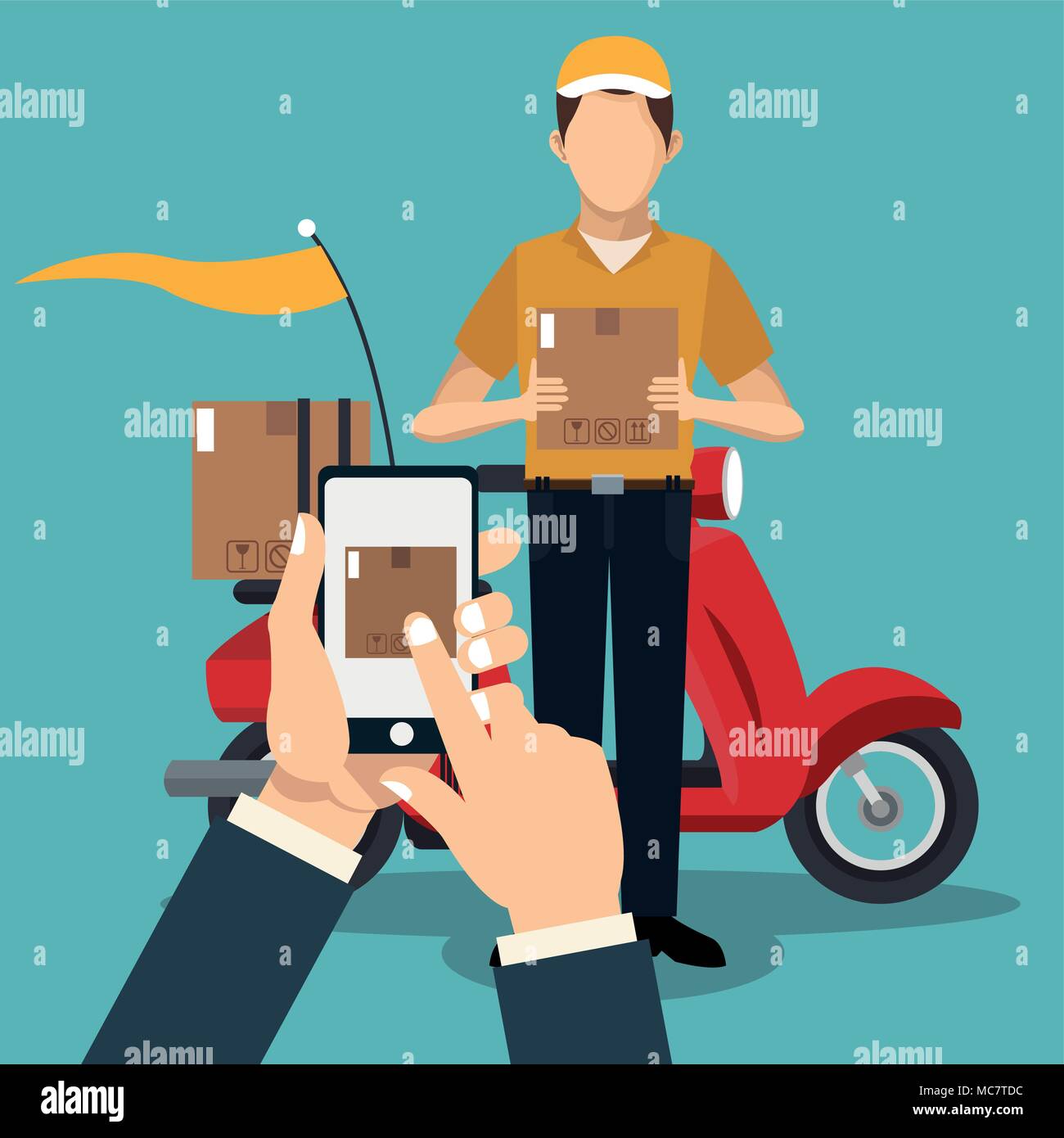 Express delivery service Stock Vector Image & Art - Alamy