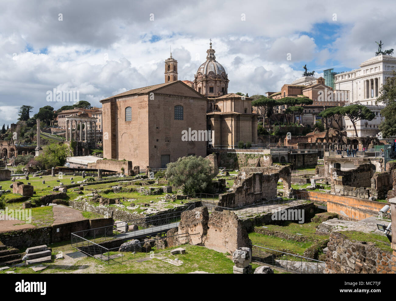 Church of St Luca and St Martina in Rome Stock Photo - Alamy
