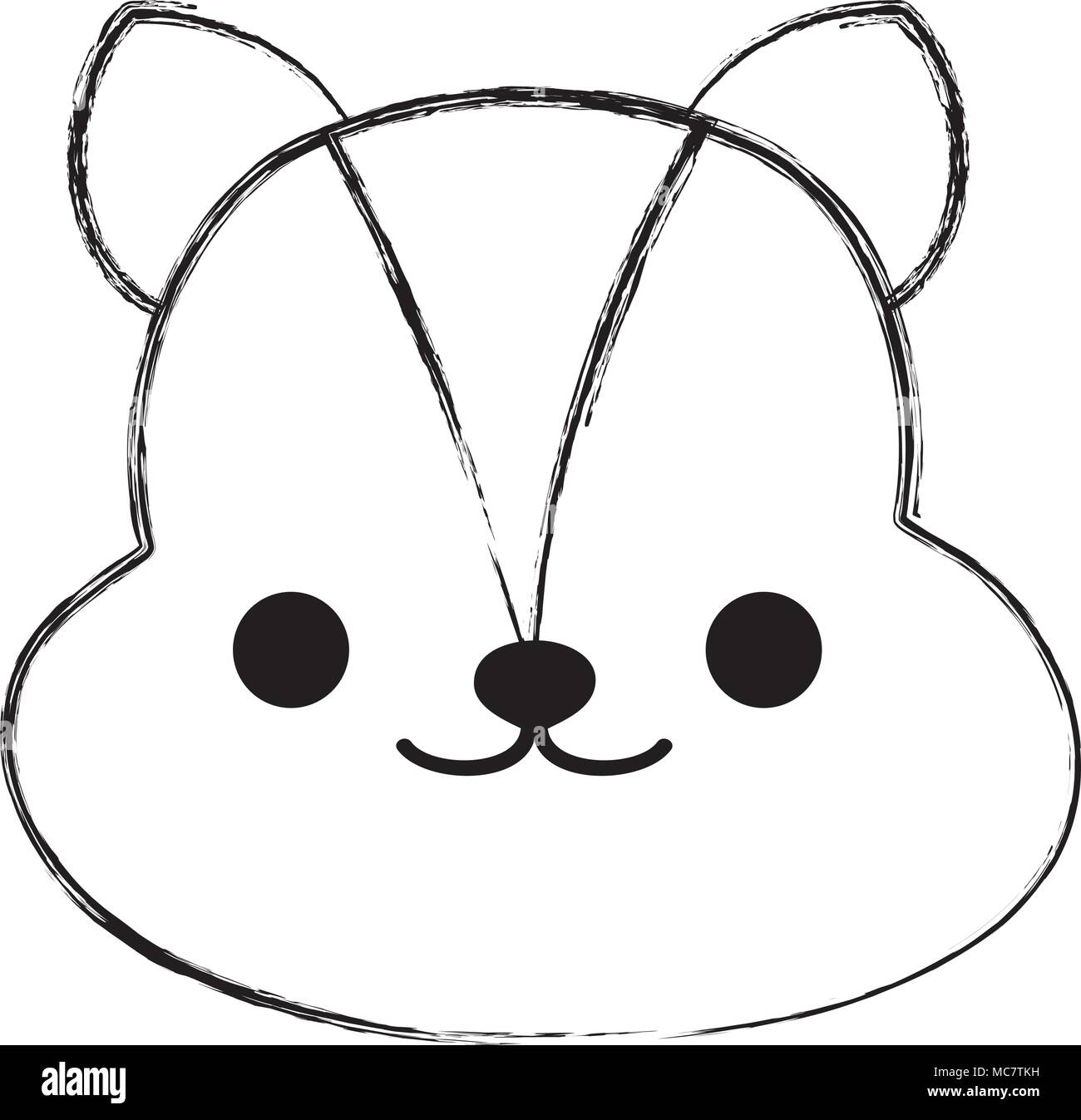 Chipmunk nose Stock Vector Images - Alamy