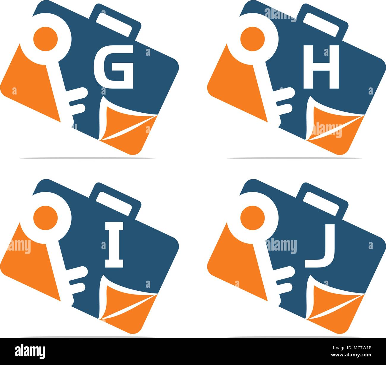 Briefcase Key Document Template Set Stock Vector Image & Art - Alamy