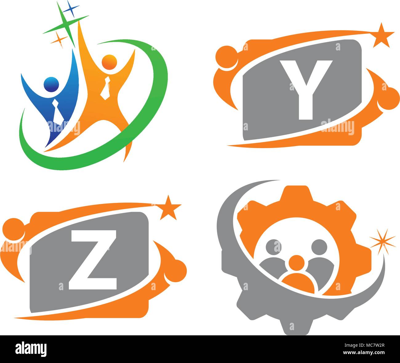 Career Coaching Template Set Stock Vector Image & Art - Alamy