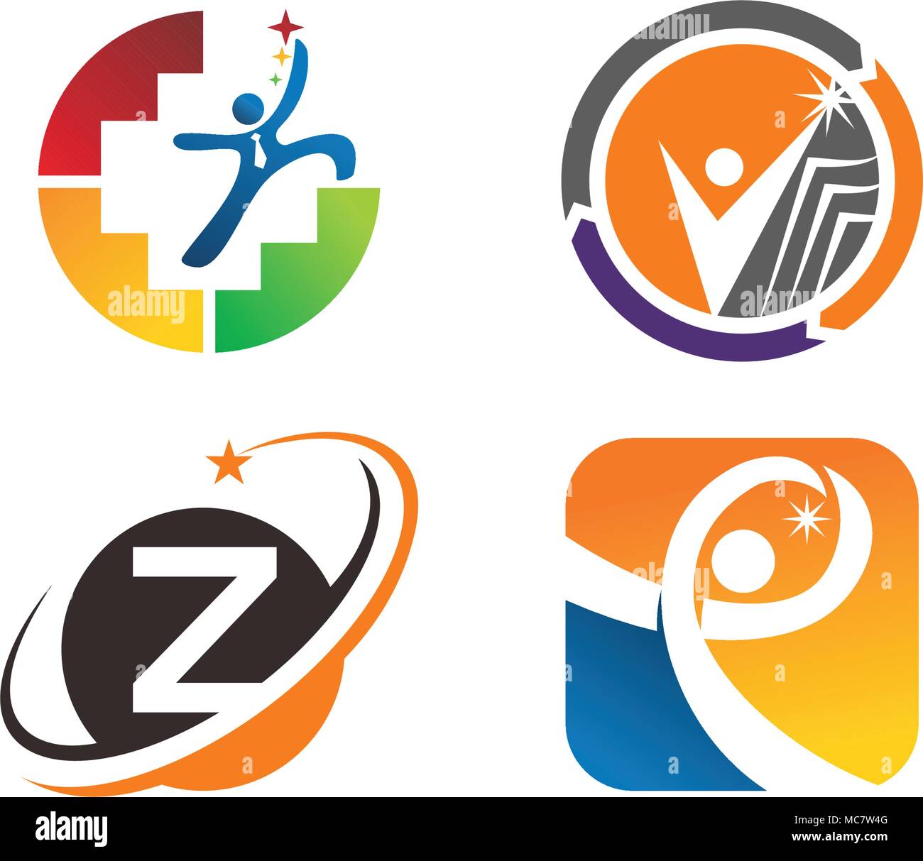 Career Coaching Template Set Stock Vector Image & Art - Alamy