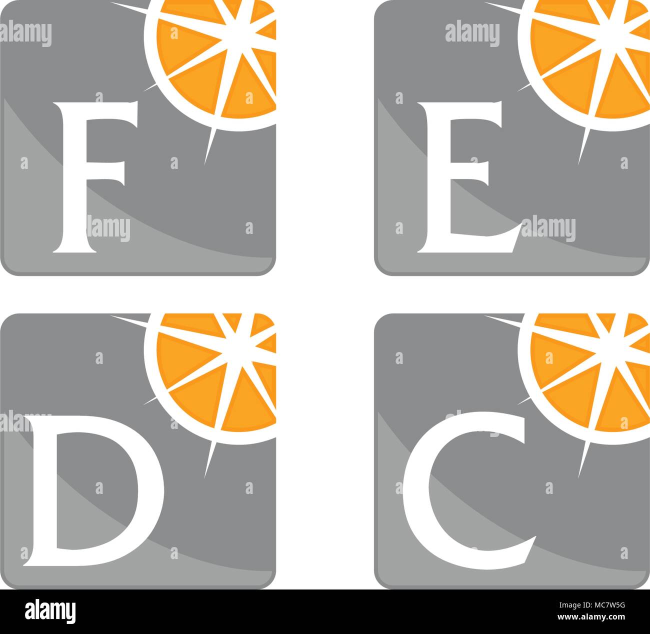 Compass Guide Solutions Template Set Stock Vector Image & Art - Alamy