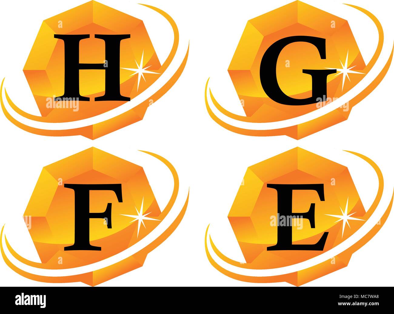 Diamond Shine Template Set Stock Vector Image & Art - Alamy
