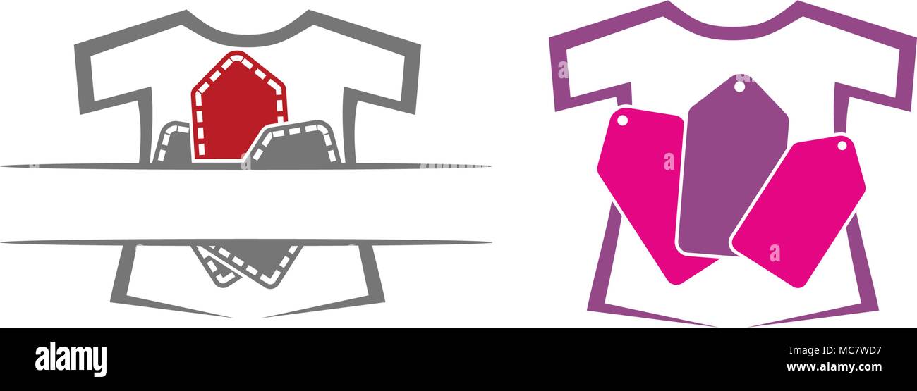 T-Shirt Tag Template Set Stock Vector Image & Art - Alamy