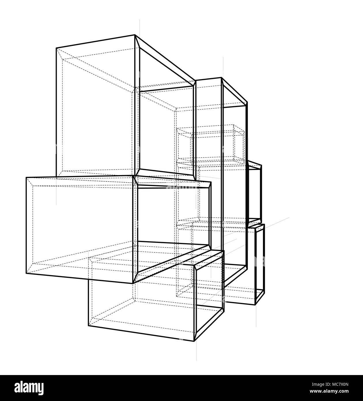 Empty showcase outline. Vector Stock Vector Image & Art - Alamy
