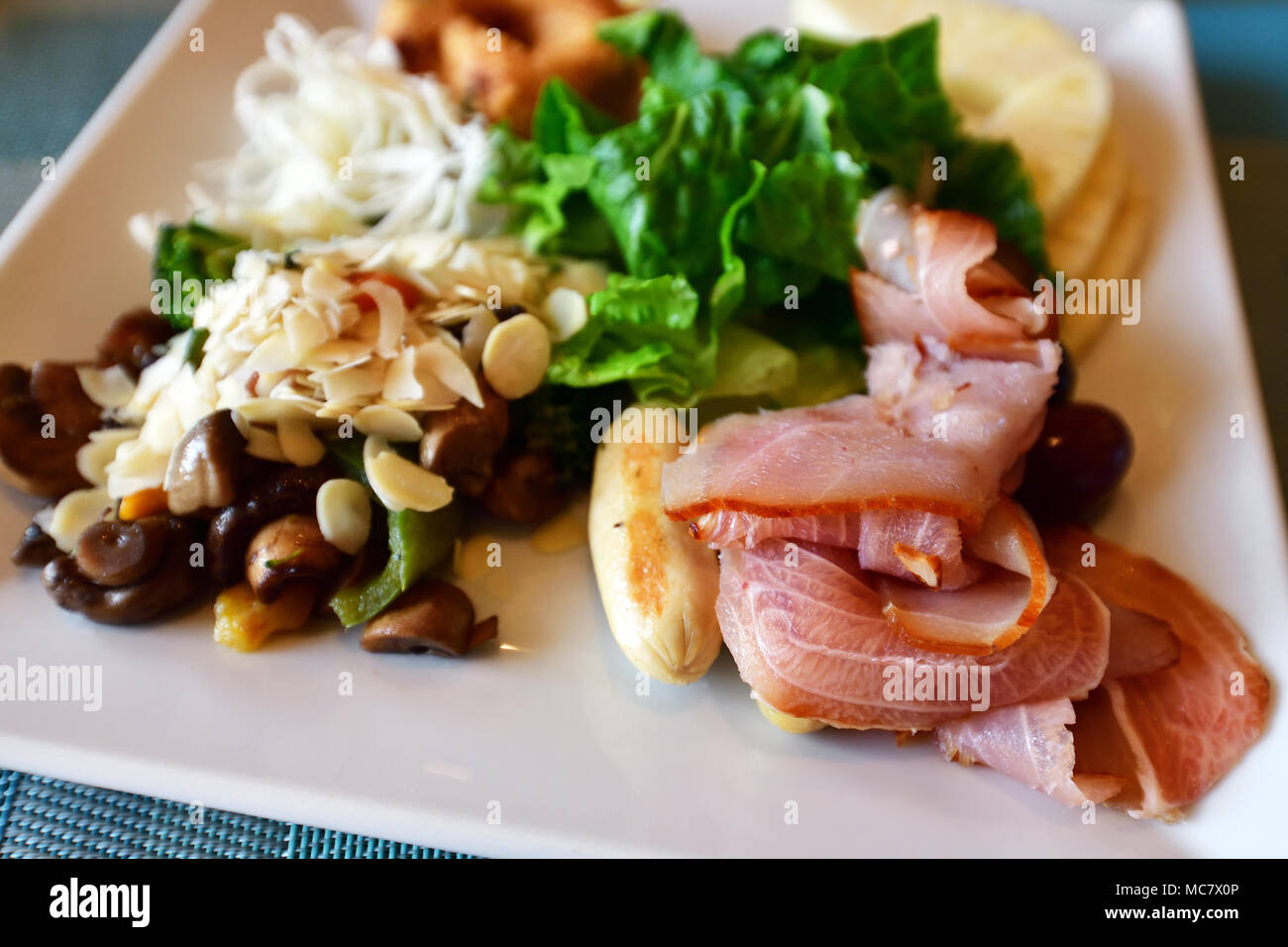 food on plate in restaurant with concept of food All inclusive in ...