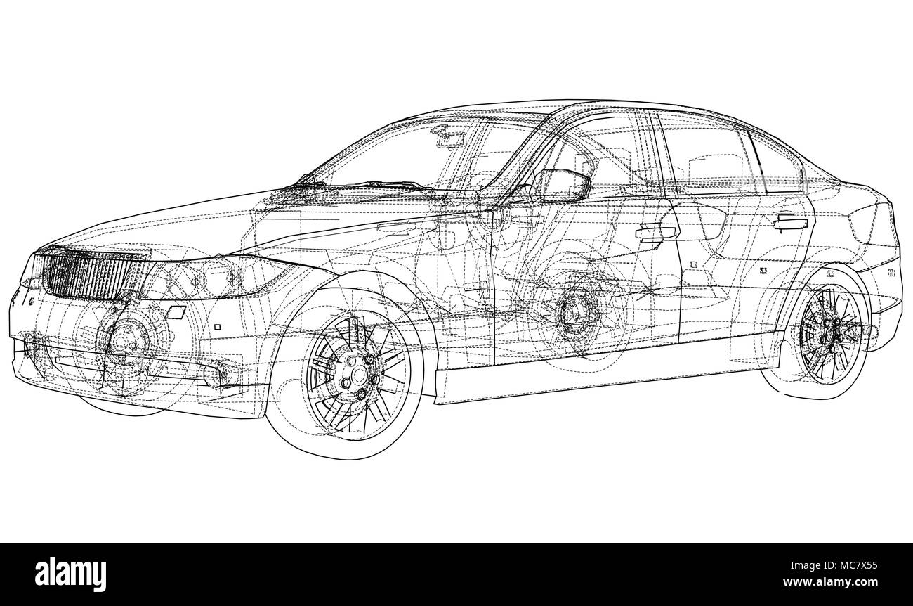 Concept car. Vector Stock Vector Image & Art - Alamy