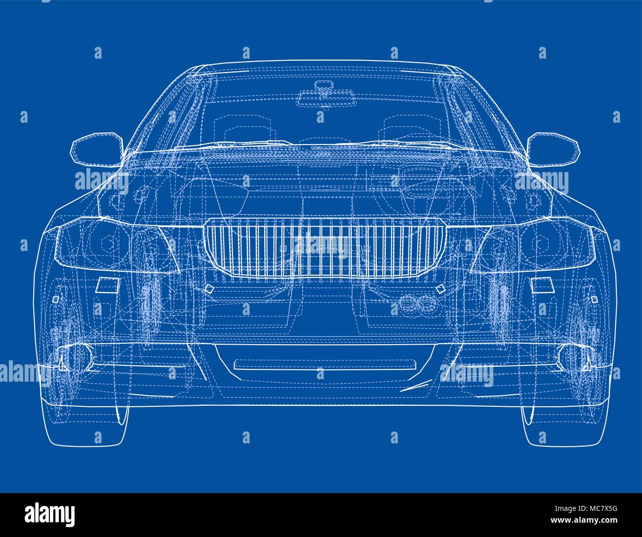 Concept car. Vector Stock Vector Image & Art - Alamy