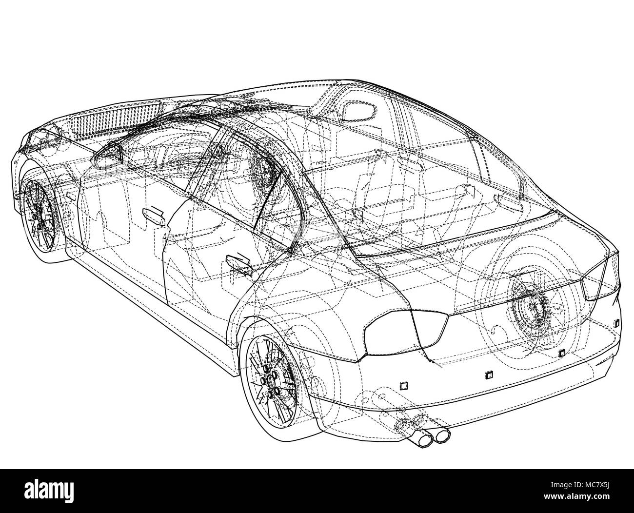 Concept car. Vector Stock Vector Image & Art - Alamy