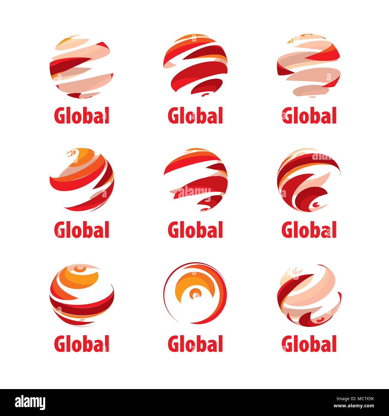vector logo globe Stock Vector Image & Art - Alamy