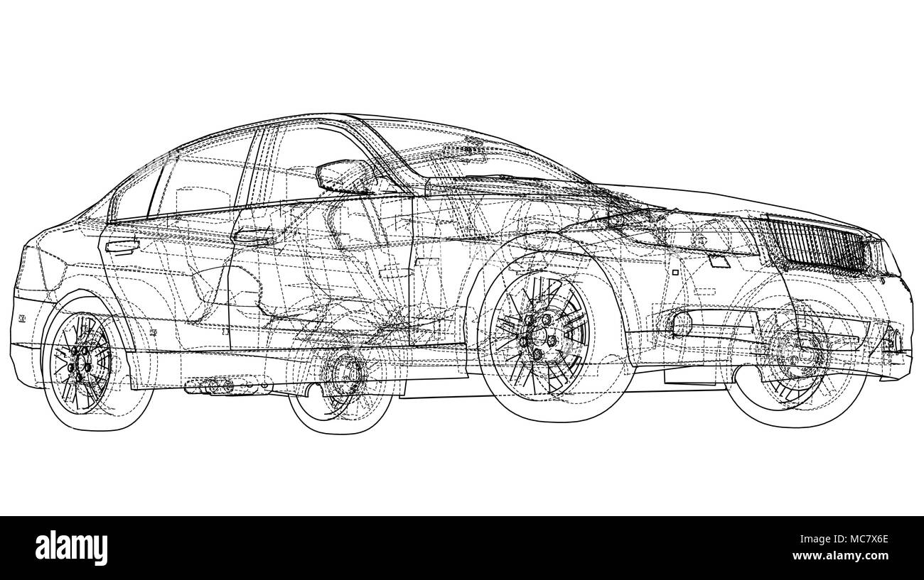 Concept car. Vector Stock Vector Image & Art - Alamy