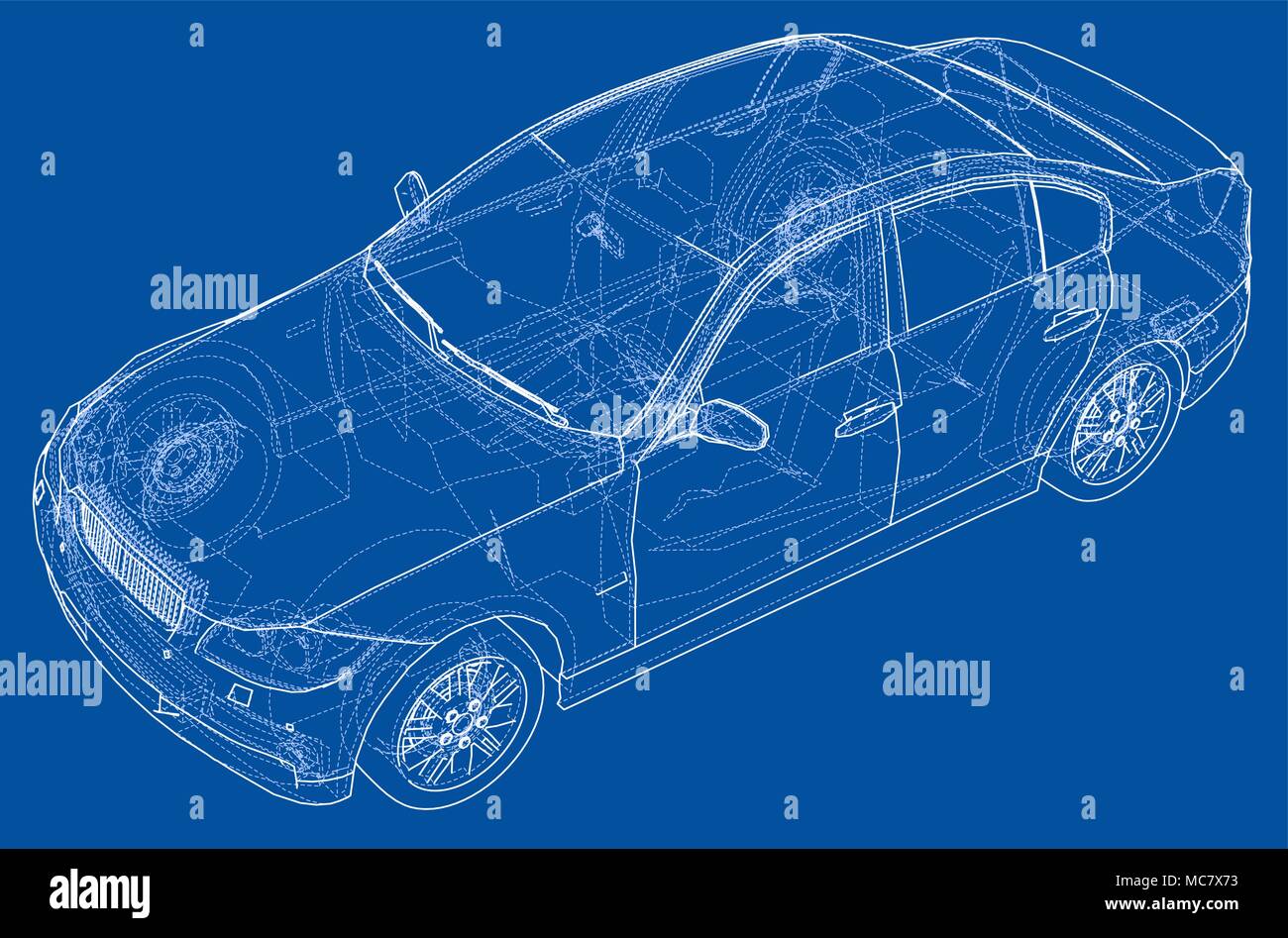 Concept car. Vector Stock Vector Image & Art - Alamy