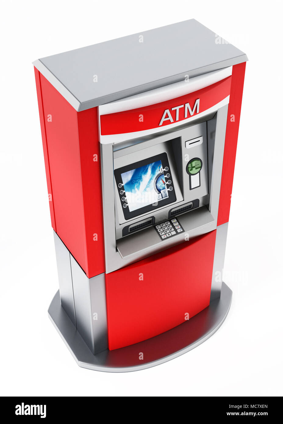 Automated teller illustration hi-res stock photography and images - Alamy