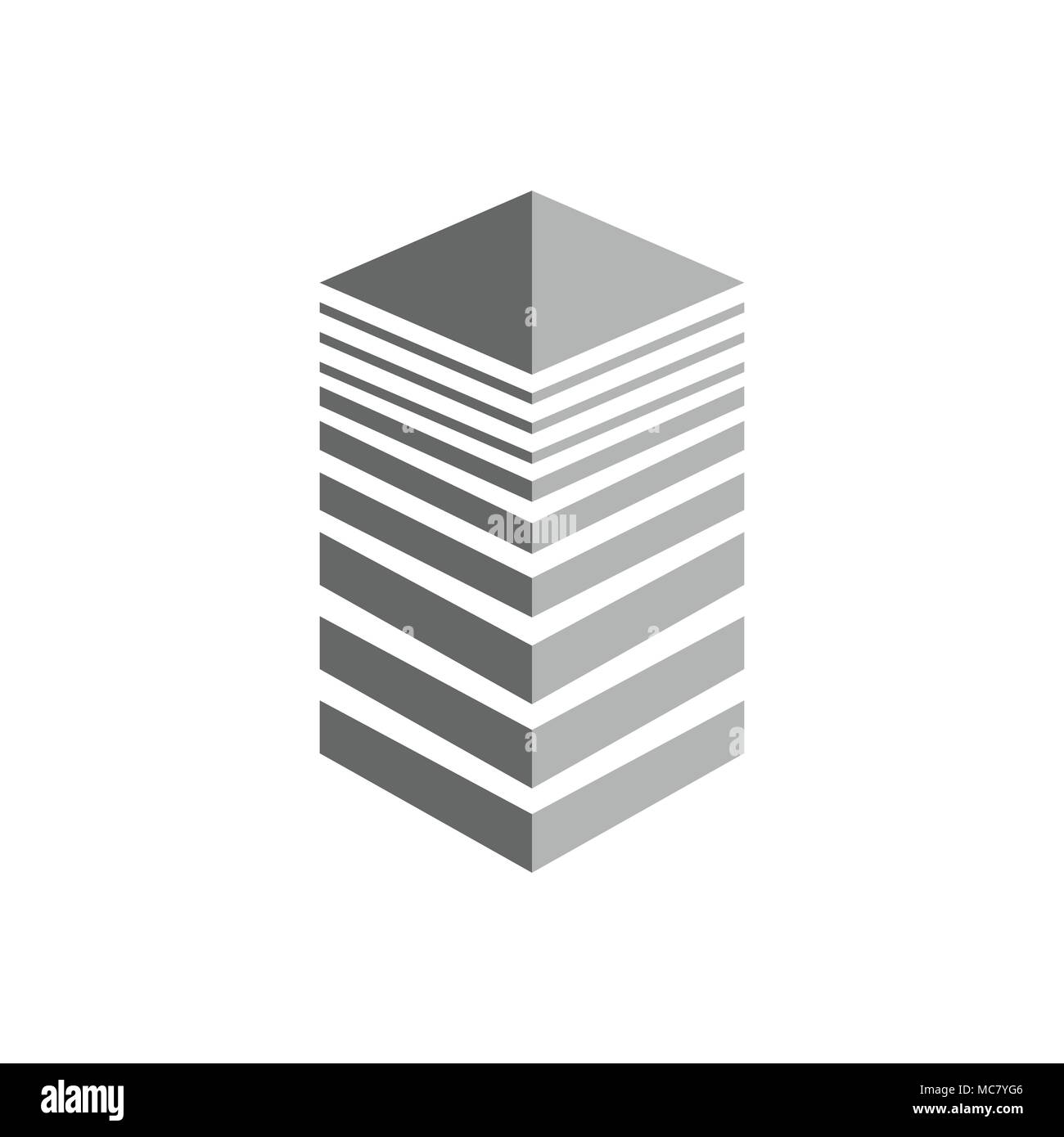 Apartment block tower Cut Out Stock Images & Pictures - Alamy