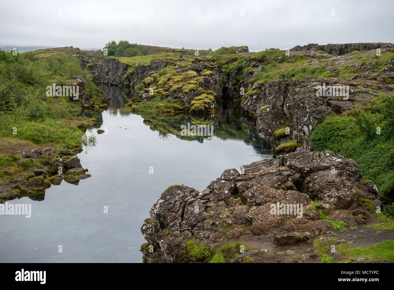 Thingvellir National Park Fault Line High Resolution Stock Photography ...