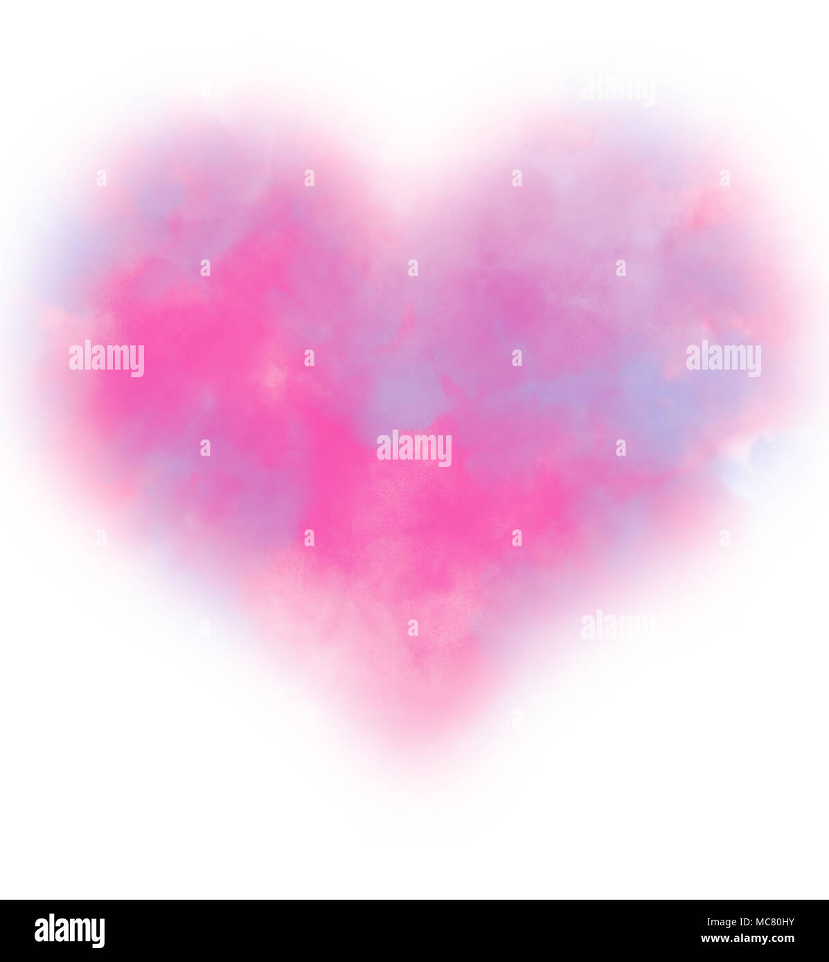 Watercolour ink in water Cut Out Stock Images & Pictures - Alamy