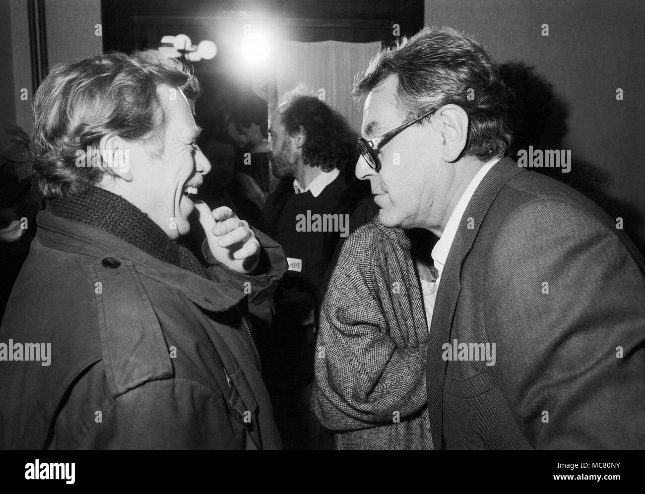 Vaclav Havel, Milos Forman, film, Valmont Stock Photo - Alamy
