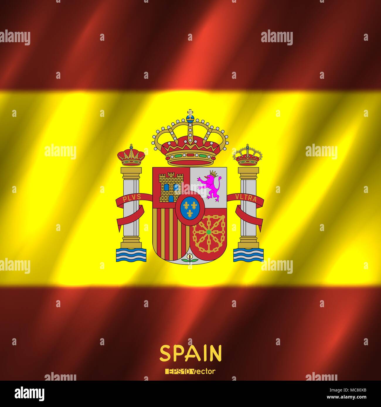 National Spain flag background Stock Vector Image & Art - Alamy