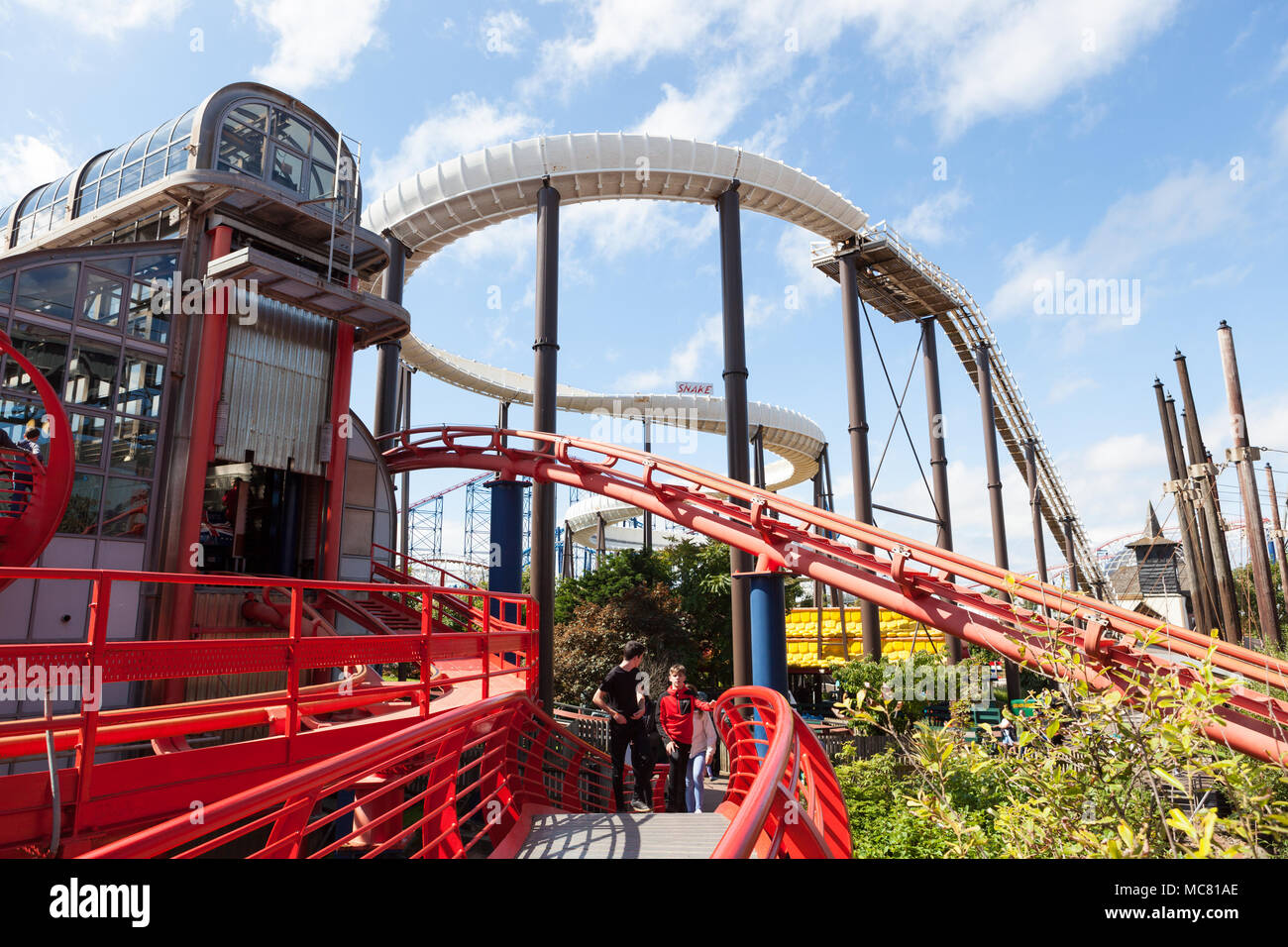 Blackpool pleasure beach rides hi-res stock photography and images - Alamy
