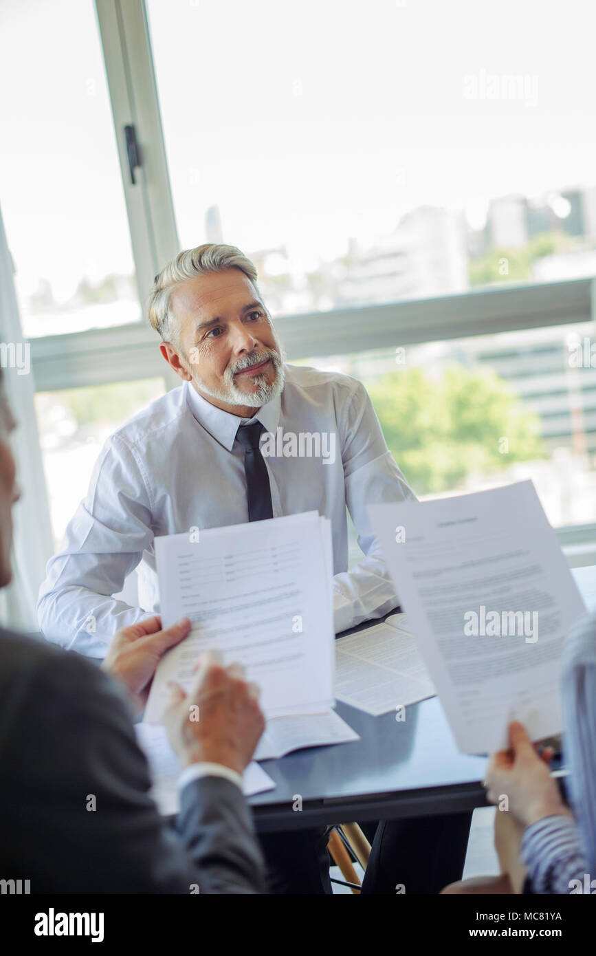 Banker client hi-res stock photography and images - Alamy