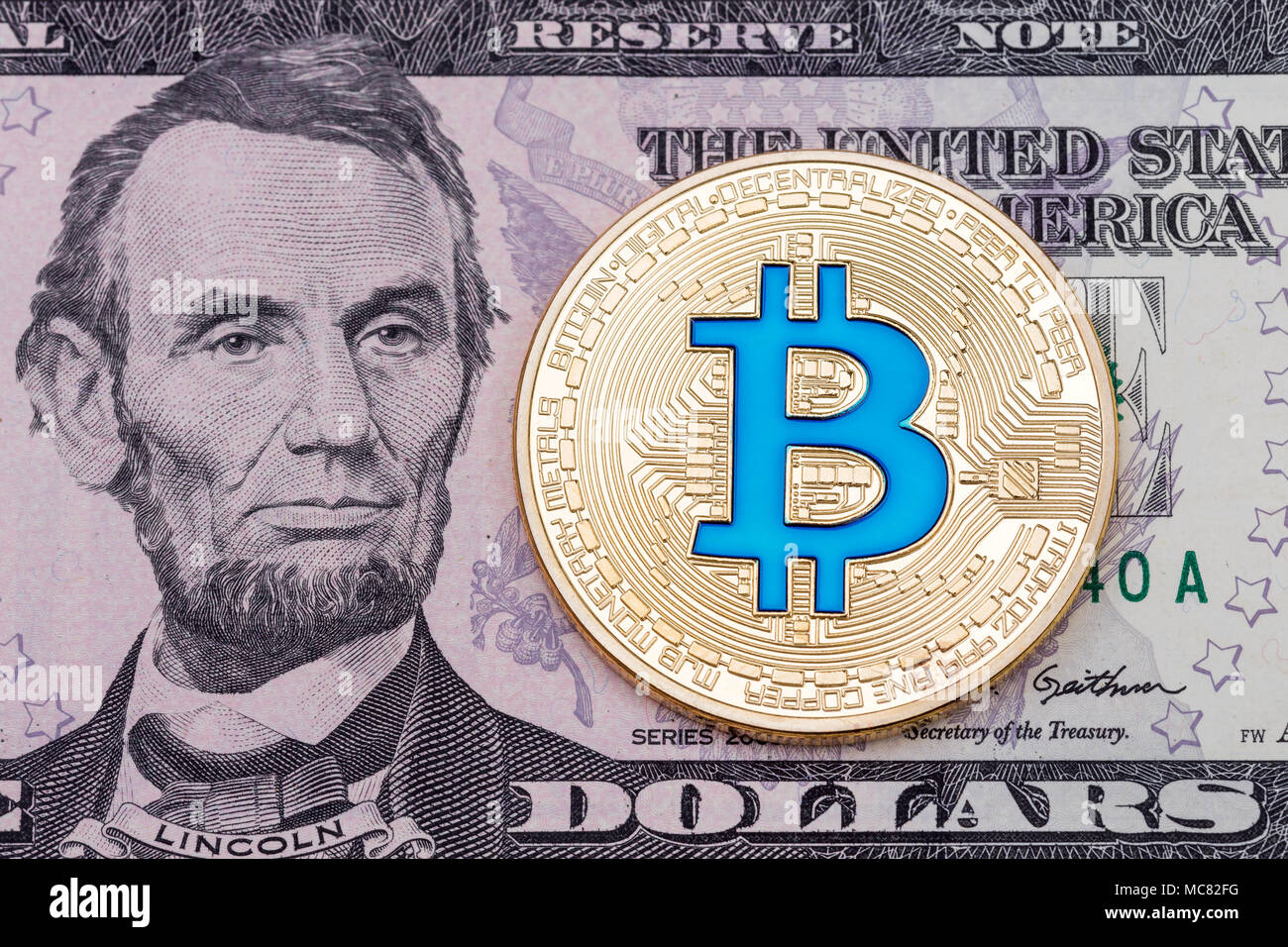 Blue banknote hi-res stock photography and images - Alamy