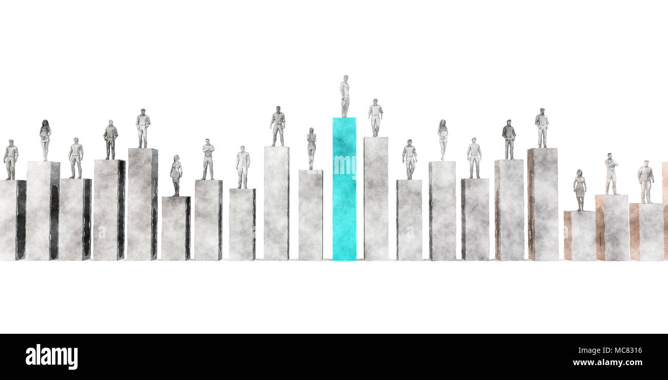 Business Management Strategy and Development as a Chart Concept Stock ...
