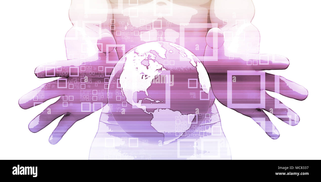 Global Science Research Project as a Concept Stock Photo - Alamy