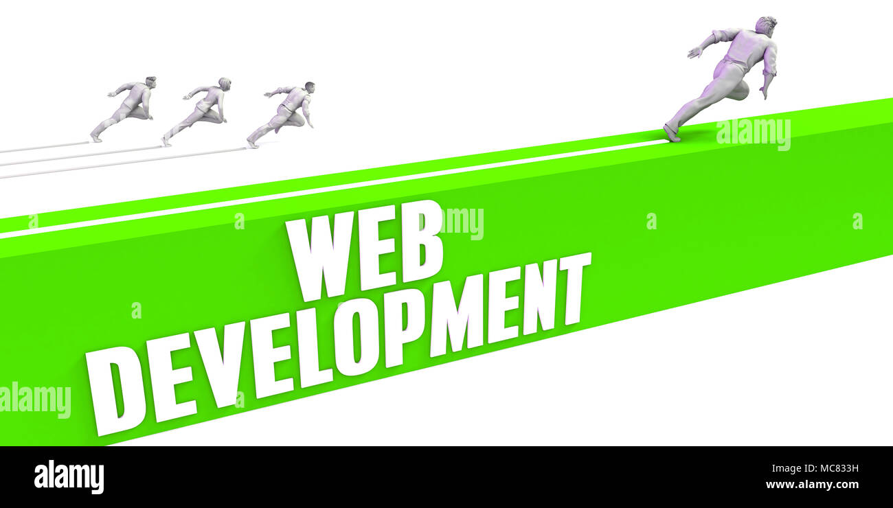 Web Development as a Fast Track To Success Stock Photo - Alamy