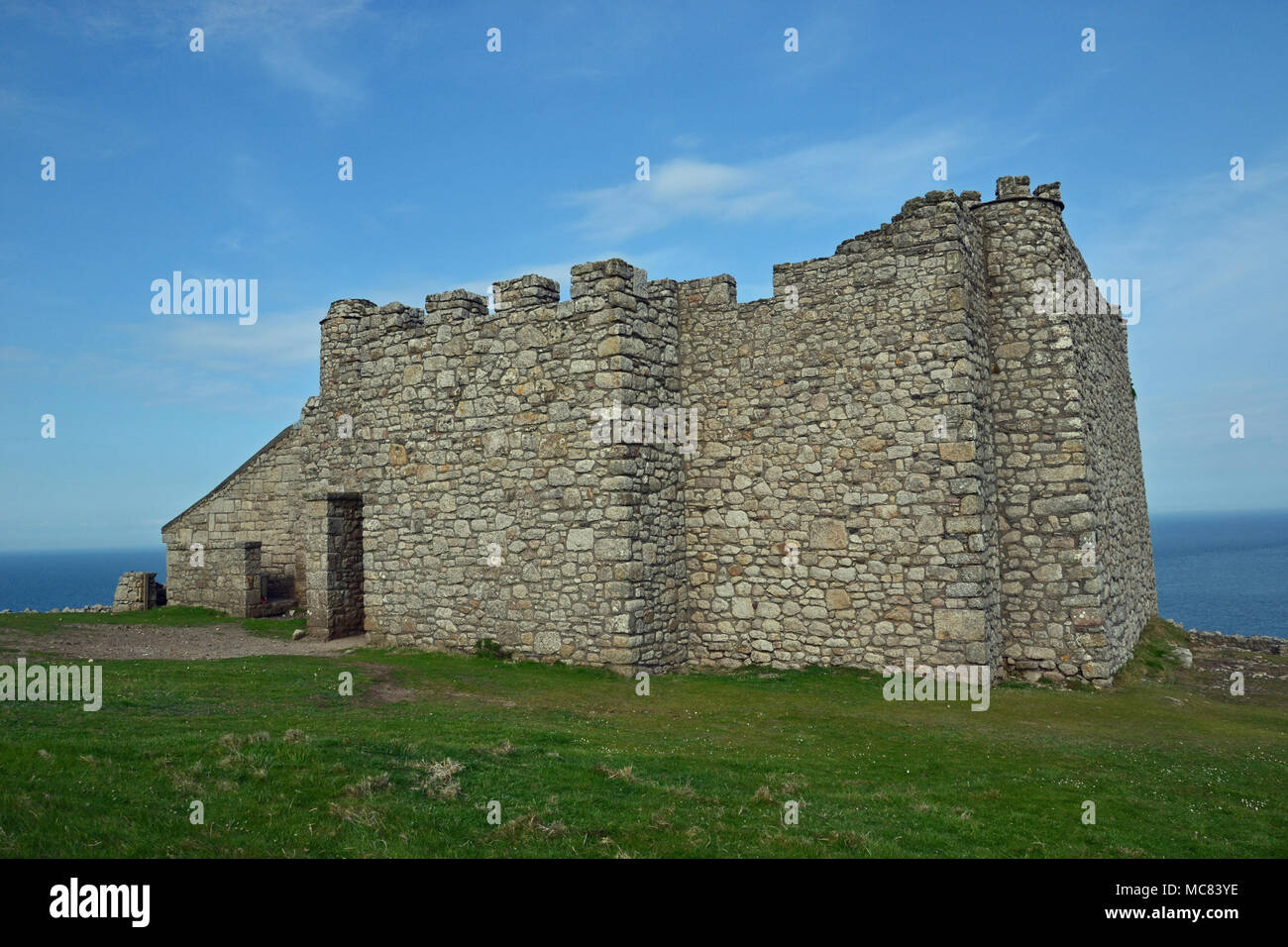 The Castle on Lundy Island, Devon, England, UK Stock Photo - Alamy