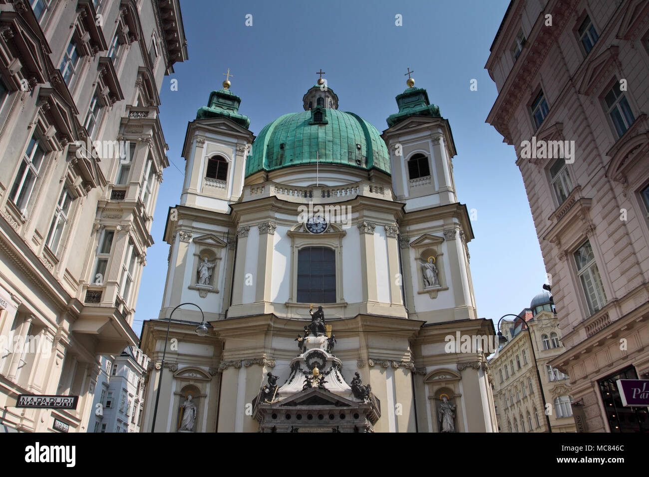 St peters church in vienna hi-res stock photography and images - Alamy