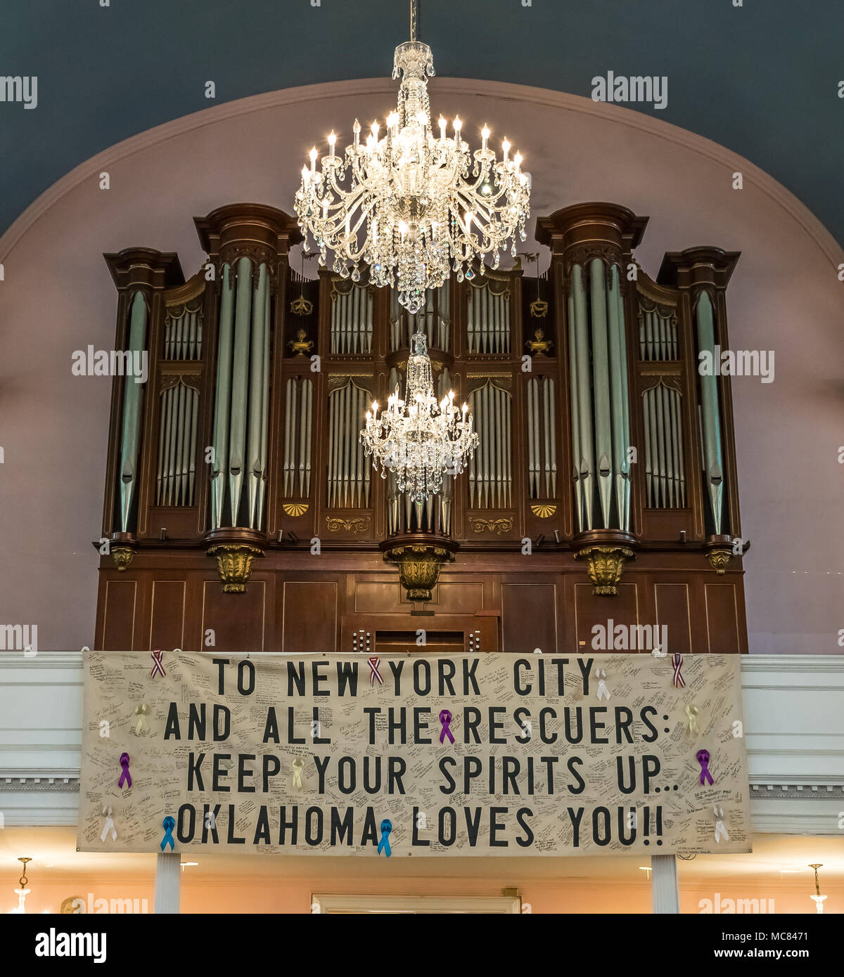 New York City Saint Paul's Chapel 9/11 Memorial Stock Photo - Alamy