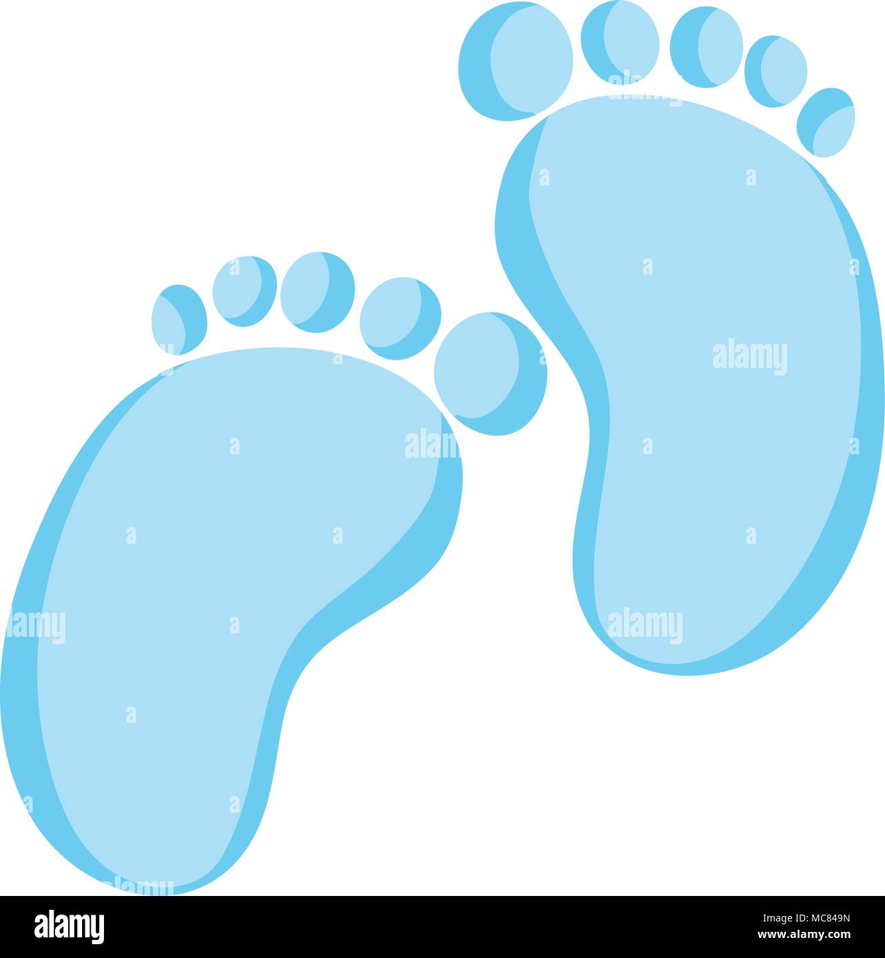 Footprint Icon Baby High Resolution Stock Photography and Images - Alamy