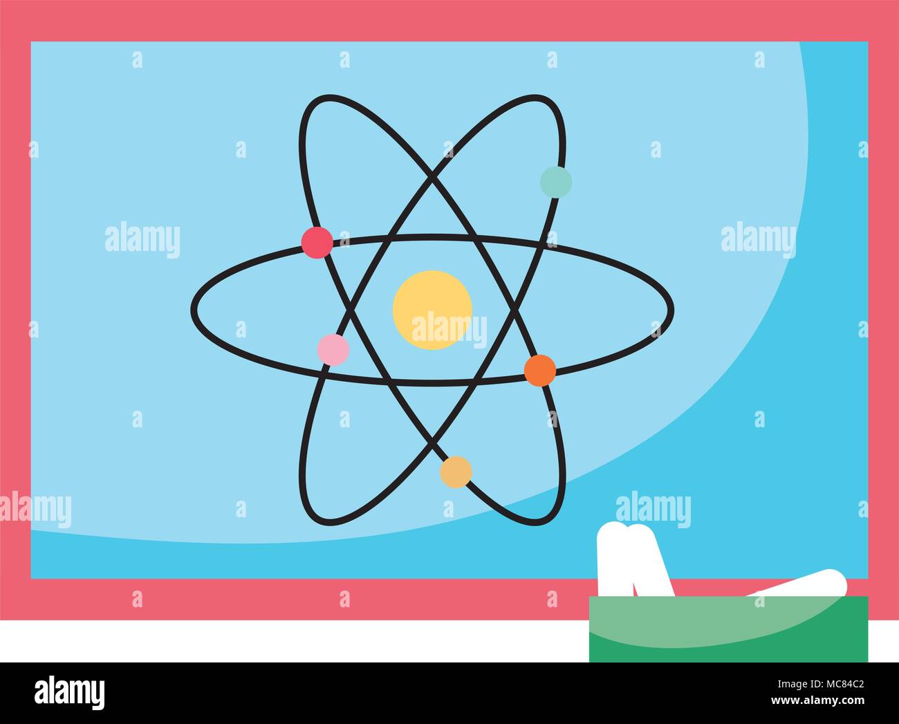 blackboard frame design to school education Stock Vector Image & Art ...