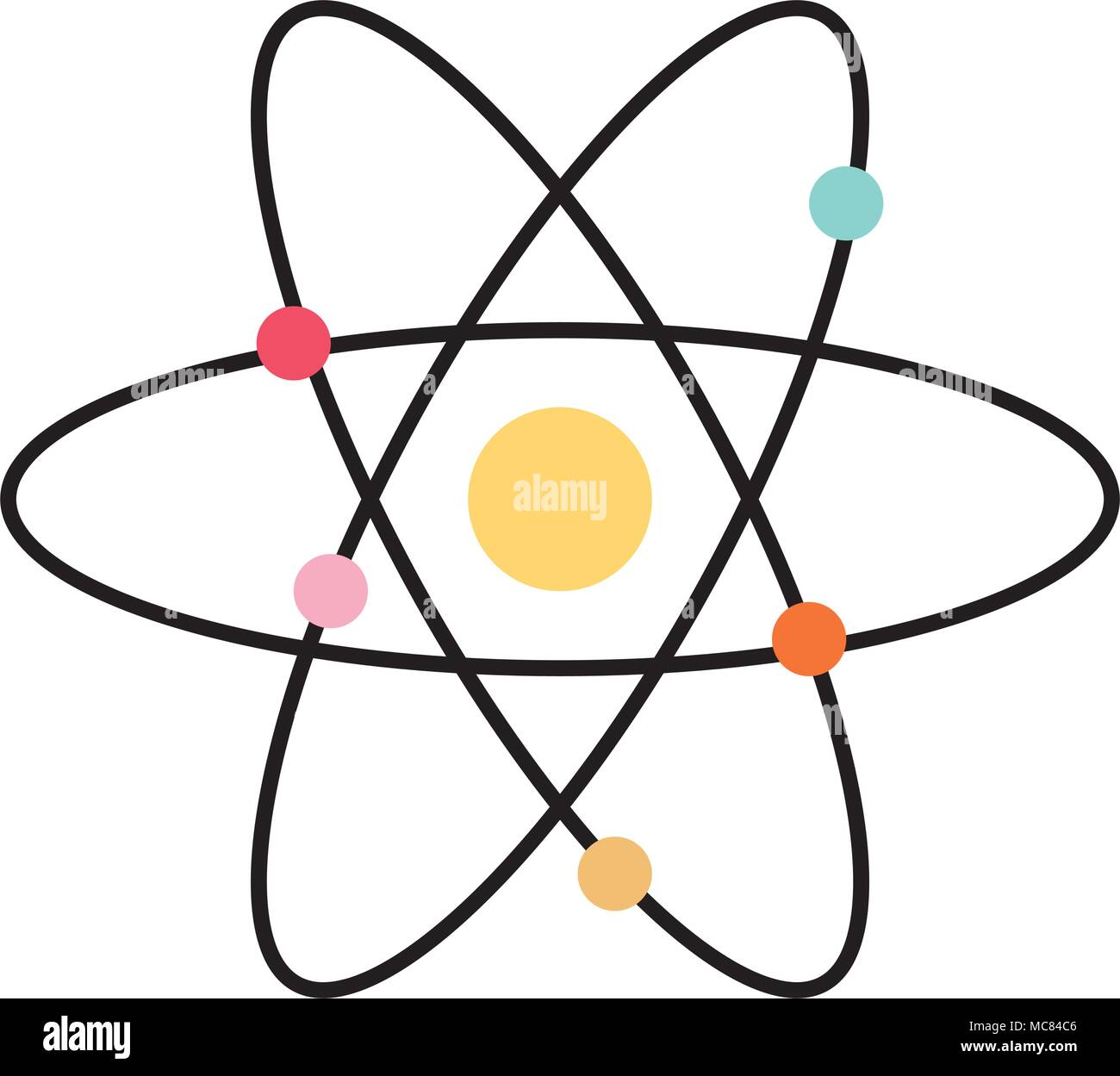 Physics Science Orbit Atom Education Stock Vector Image And Art Alamy