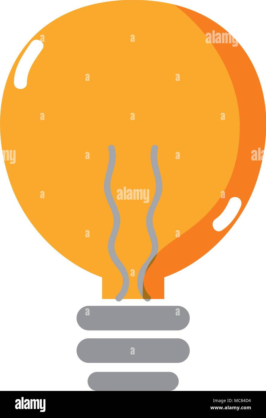 light electric bulb energy object Stock Vector Image & Art - Alamy