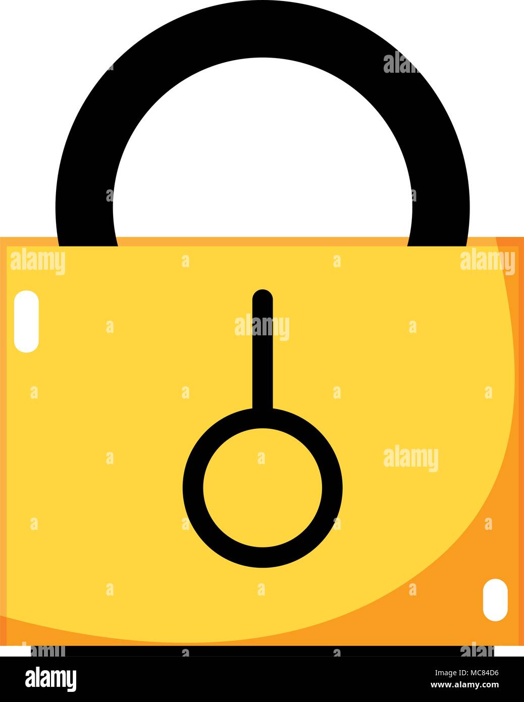padlock security and protect access object Stock Vector Image & Art - Alamy