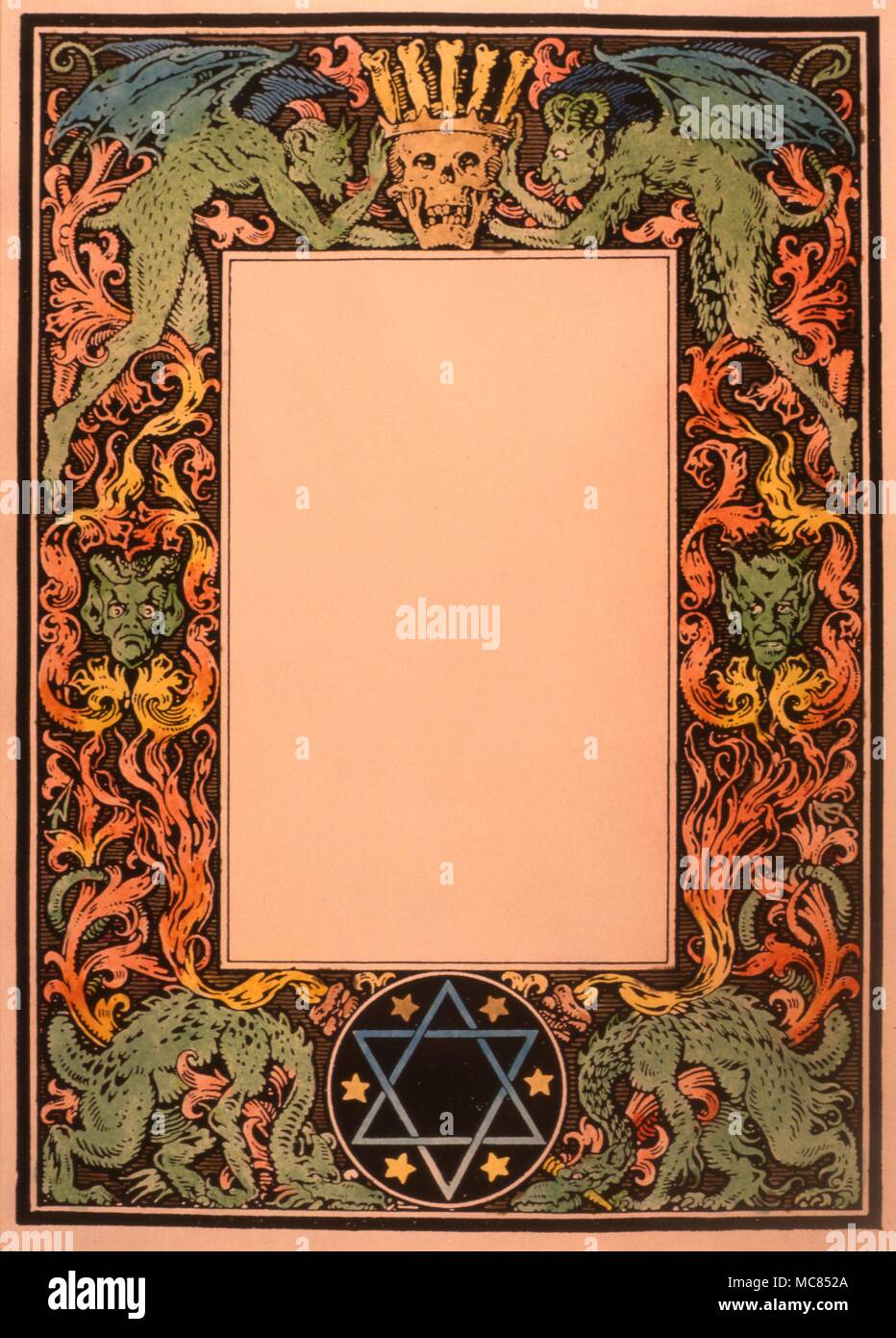 Occult design hi-res stock photography and images - Alamy