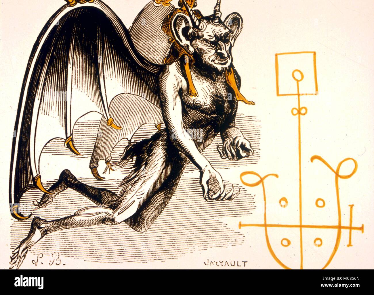 Cardinal Demon, Gaap The image and sigil of the demon Gaap, the ruler ...