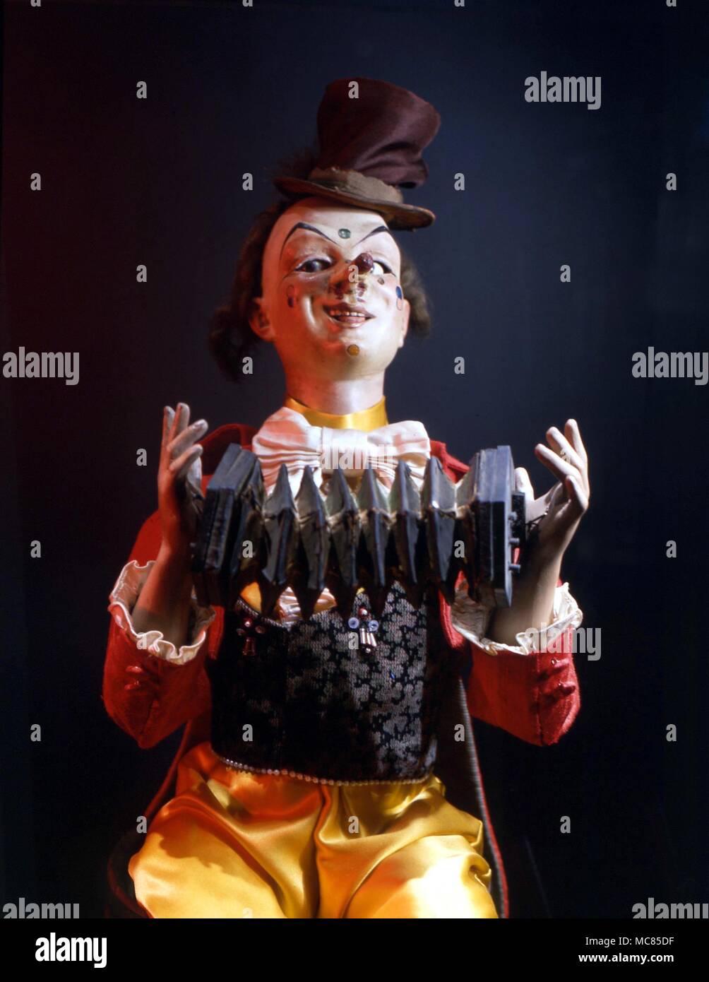 'Claude the Clown' an automato made by the Vichy Firm, circa 1890. This ...