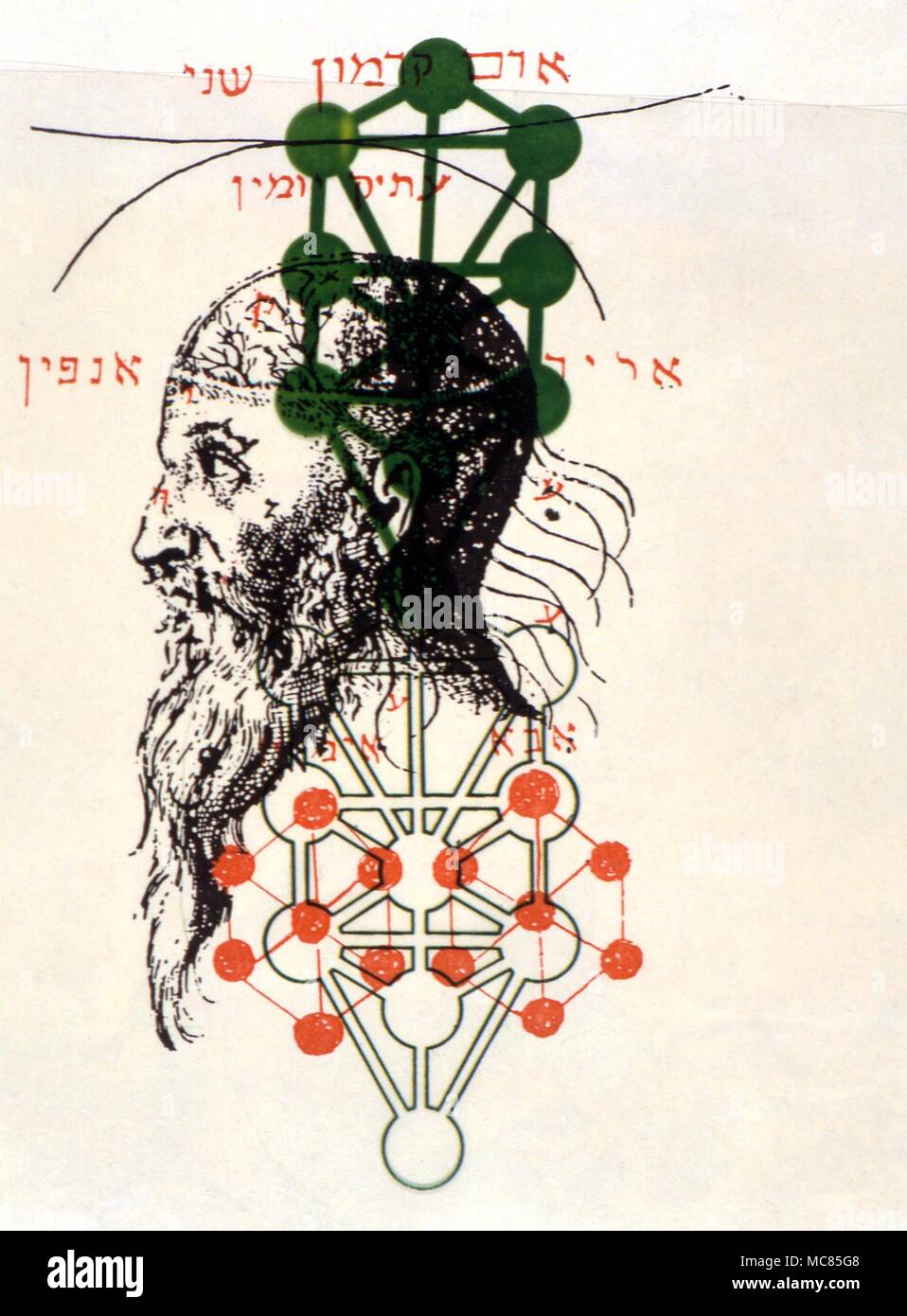 Cabbala. Various images of Sephirothic Trees, over the Greater ...