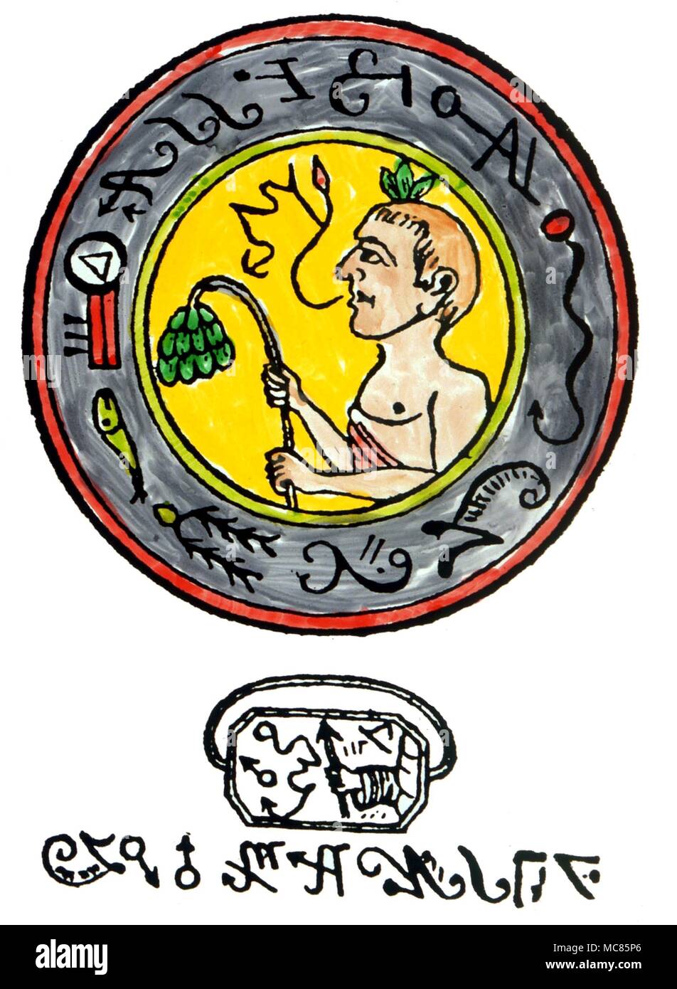 GRIMOIRE One of the talismans from the 'Sage of the Pyramids'. The ...