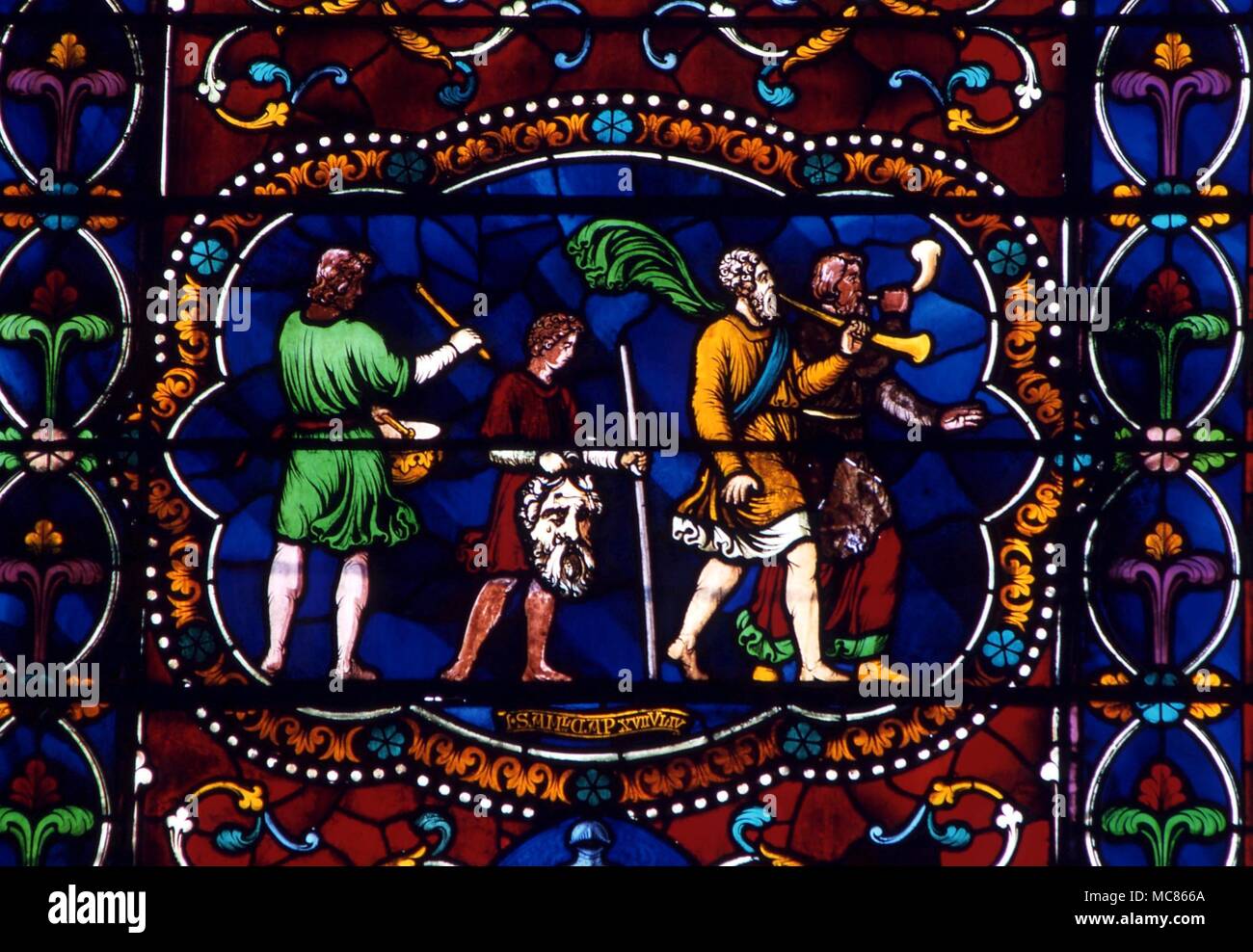 CHRISTIAN The head of the giant Goliath paraded in public, carried by ...