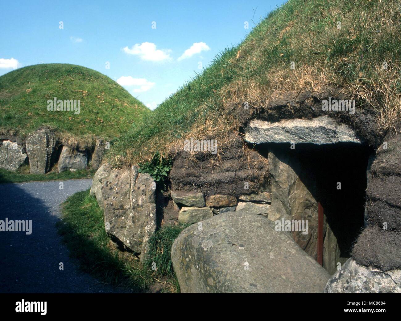 NEWGRANGE (KNOWTH) - Irish Prehistoric Site. About 3,000 BC. A number ...