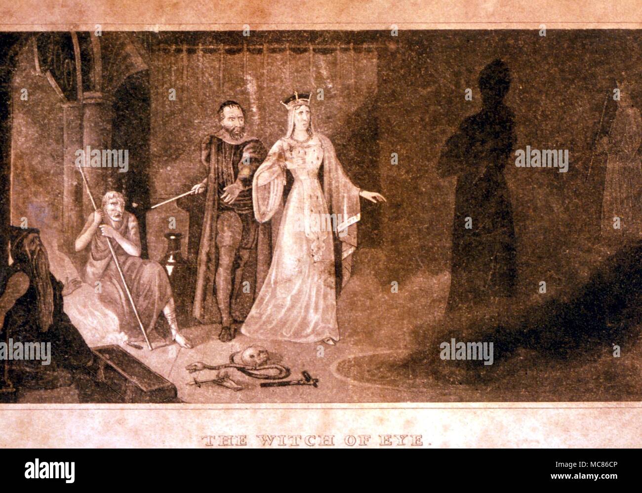 WITCHCRAFT The Witch of Eye. Illustration based on the story of the ...