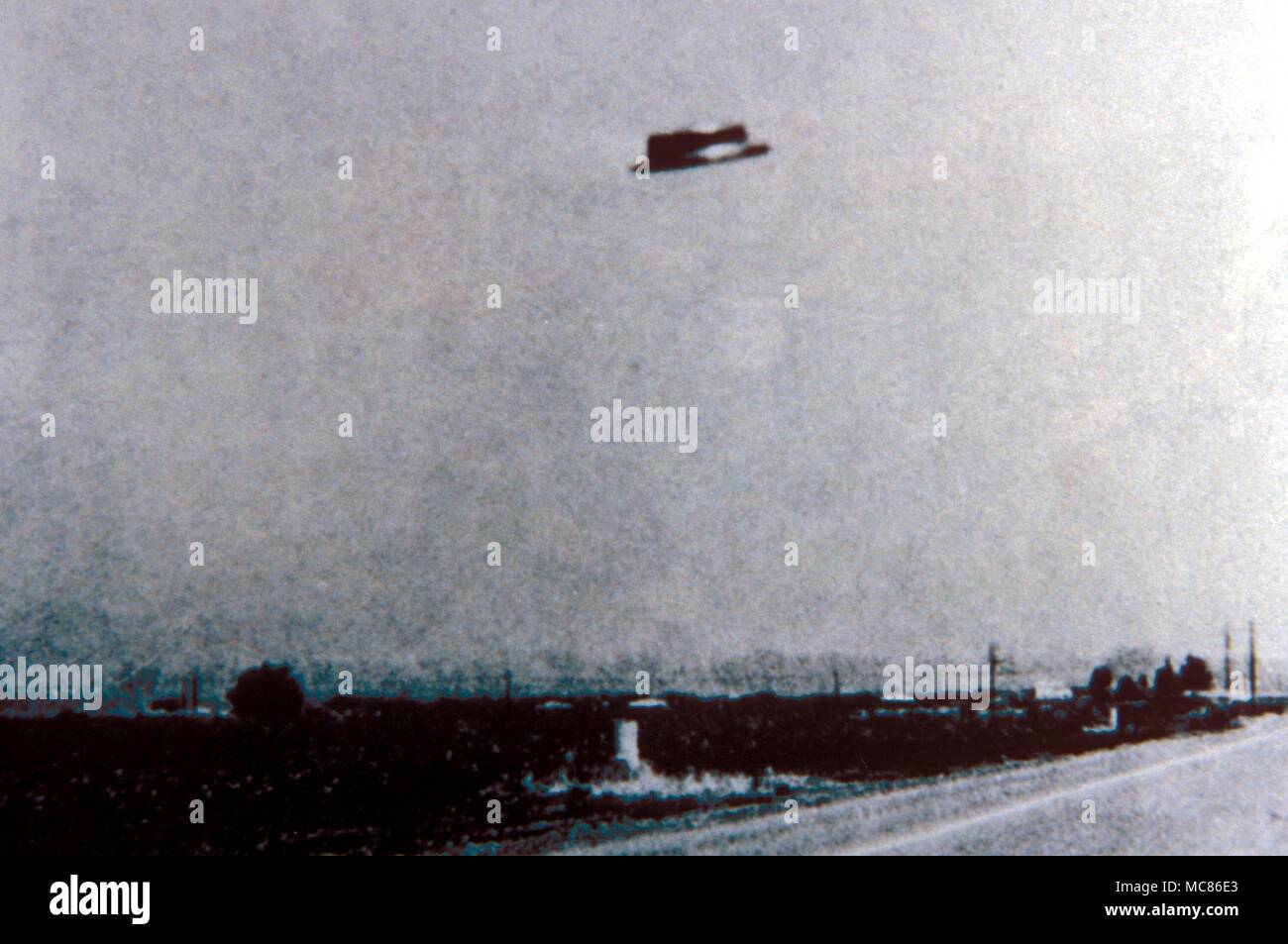 UFO - unidentified flying object Photograph taken by Rex Heflin at ...