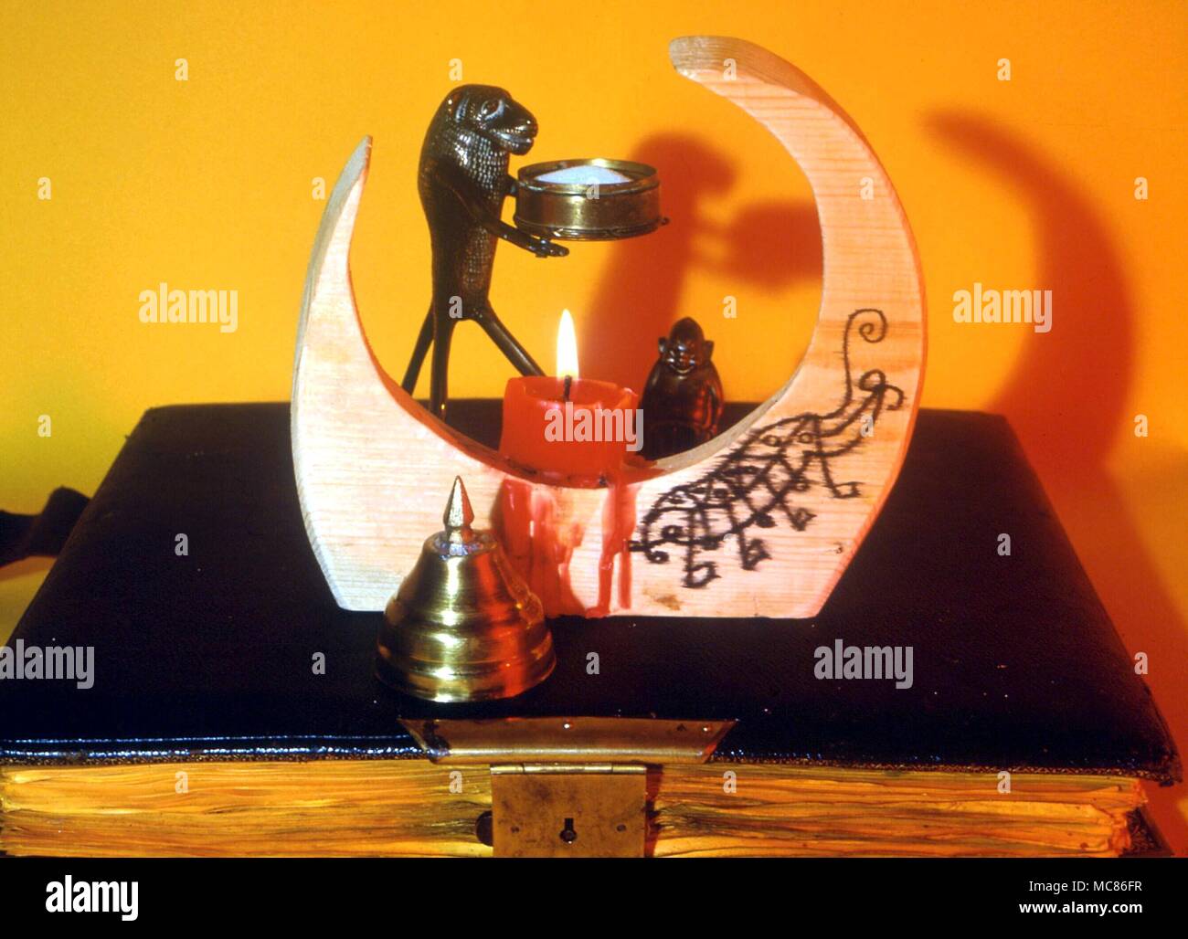 Some of the more important ritual objects in a witchcraft cult ...