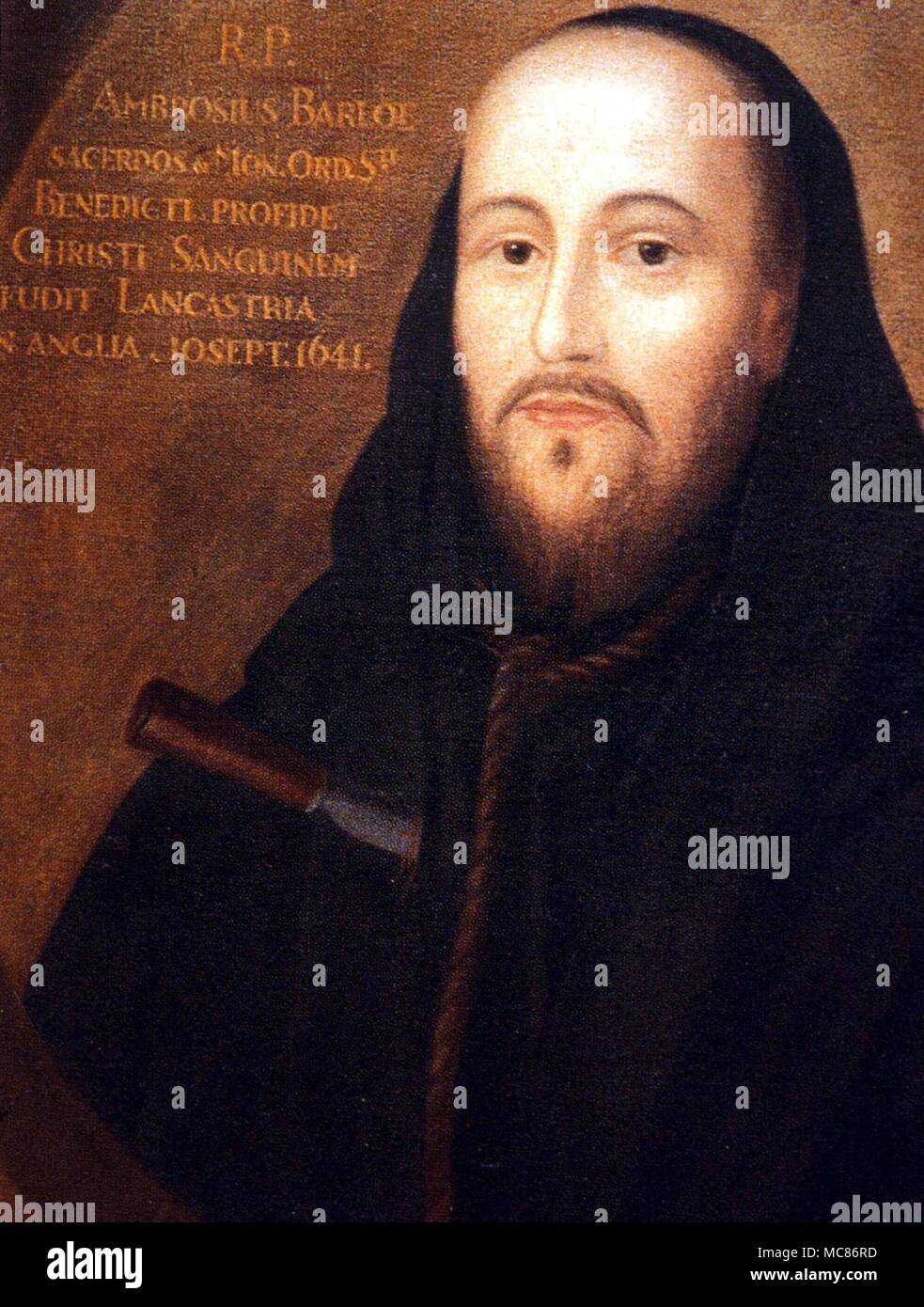 RELICS - St Ambrose Barlow, priest and martyr (1585-1641), whose skull ...