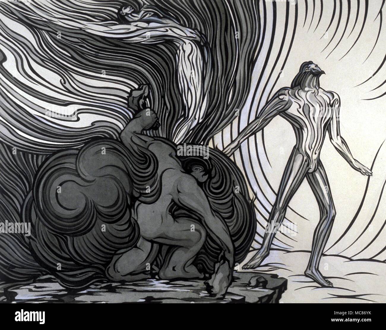 CABBALA 'The Son of Adam' - illustratioin from the Jewish cabbalistic ...