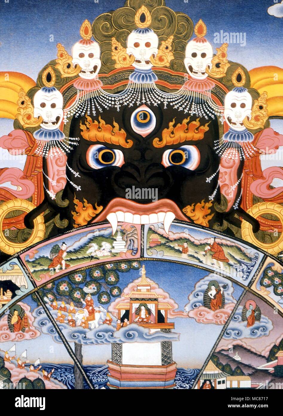 THIRD EYE - Third eye, represented as vertical, as in the Ru tradition ...